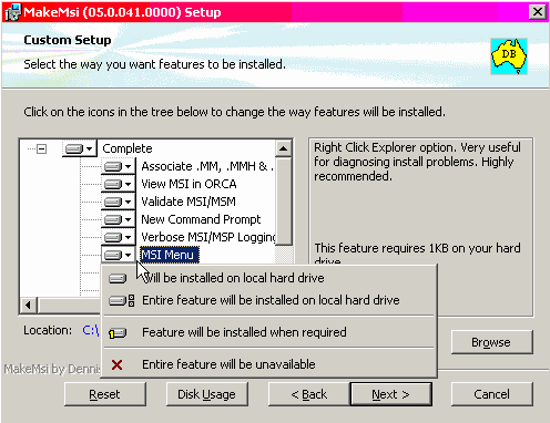 Browse Dialog - Changing Directory